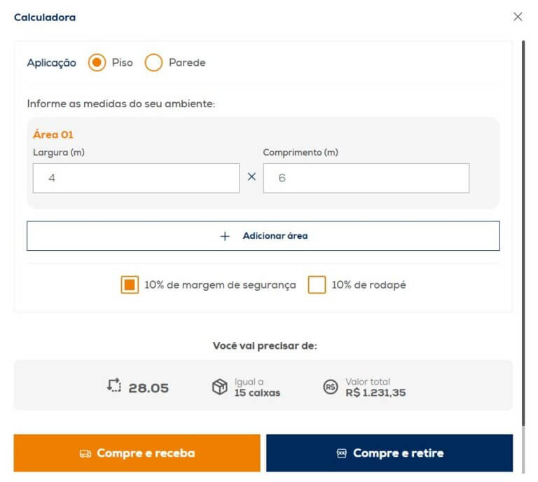 Aprenda como calcular piso por m2 de forma simples